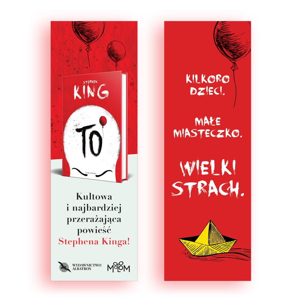Pakiet atrakcji z książką "To" od Molom i Albatrosa - Stephen King