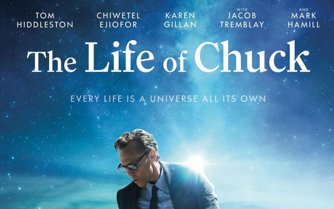 Kolejny plakat promocyjny filmu "Życie Chucka" - Stephen King